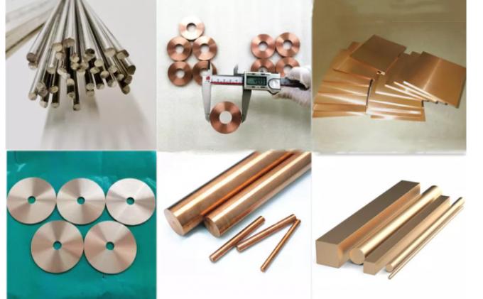 ASTM B152 HL Mirror C11000 Copper Round Bars Dia 3mm To 800mm